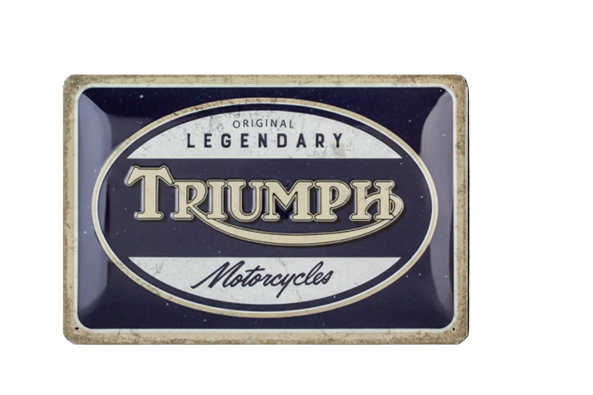 Triumph Legendary Motorcycles Tin Sign– Speedwear Ltd
